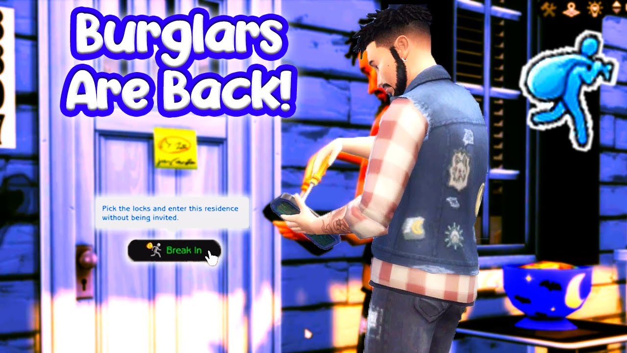 Burglary GONE WRONG 💰 Sims 4 Mod Review - YouTube
