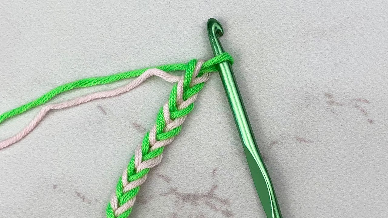 Make This Beautiful Two Color Braided Cord in 2 Minutes! - YouTube