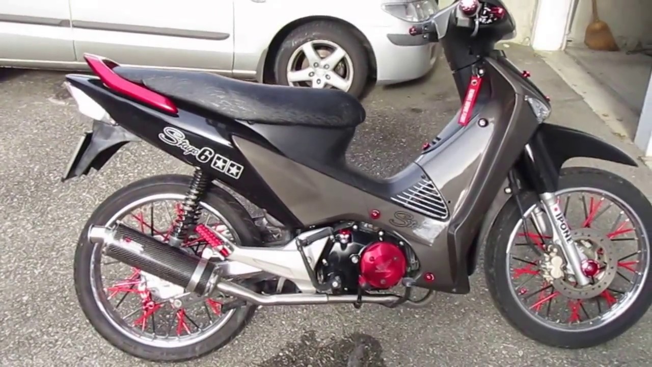 Honda ANF 125 Fi DBS Muffler - YouTube