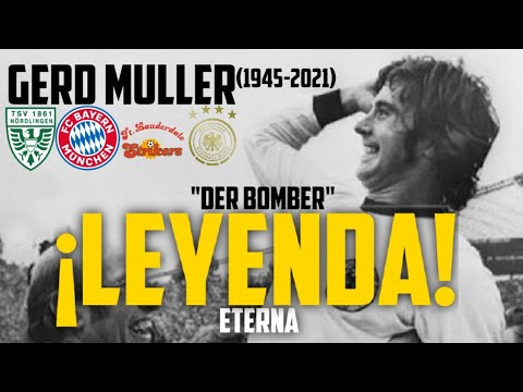 💣⚽️"DER BOMBER" GERD MULLER🇩🇪 ESTA ES SU LEGENDA😢🏆 (1945-2021) #DEP # ...