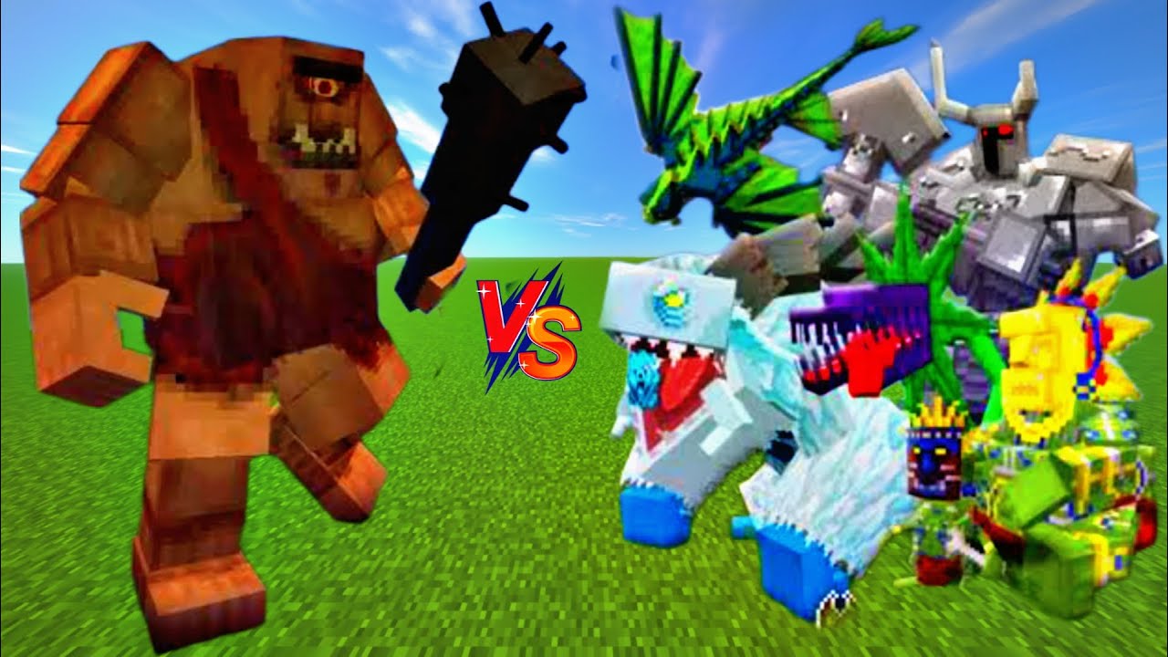 Cyclops Vs Mowzie's Mobs In Minecraft - Who Will Win? - YouTube