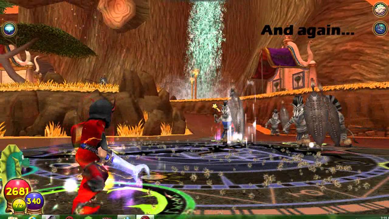 Wizard101 Zafaria Playthrough Part 1 - YouTube
