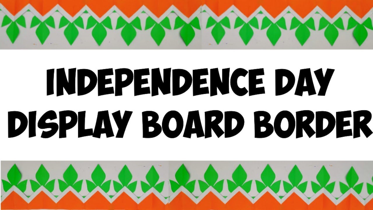 Independence Day Border Design | Independence Day Board Decoration ...
