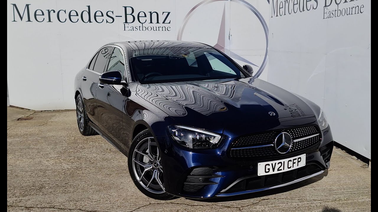 Mercedes-Benz E 220d AMG Line Premium Auto - with MBUX. - YouTube