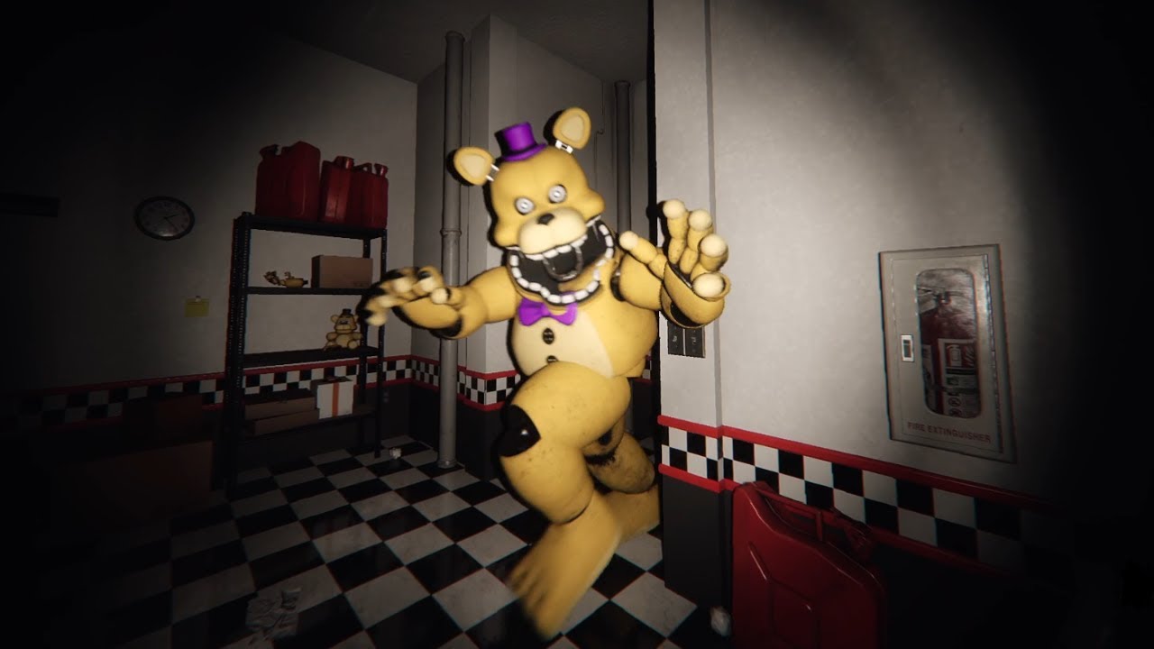 This FNAF Free-Roam Game Is TERRIFYING!! || Those Nights At Fredbear's ...