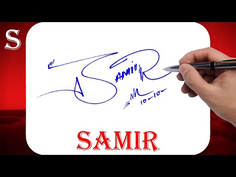 Samir Name Signature Style - S Signature Style - Signature Style of My Name Samir