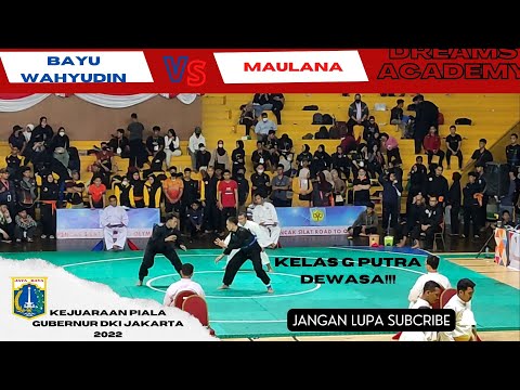 MAULANA (MERAH) IPSI JAKTIM VS BAYU WAHYUDIN (BIRU) IPSI JAKBAR