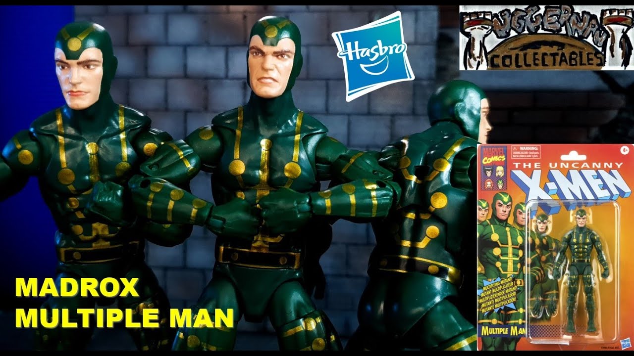 Marvel Legends Multiple Man Action Figure Review X-men Retro Wave 6 ...