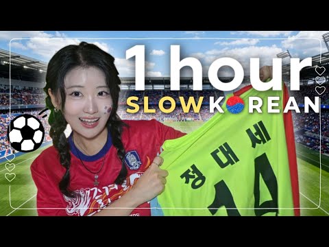 【1 hour Korean Podcast】 Why the World Cup Feels Different Now⚽ Slow Korean Podcast 🎧 