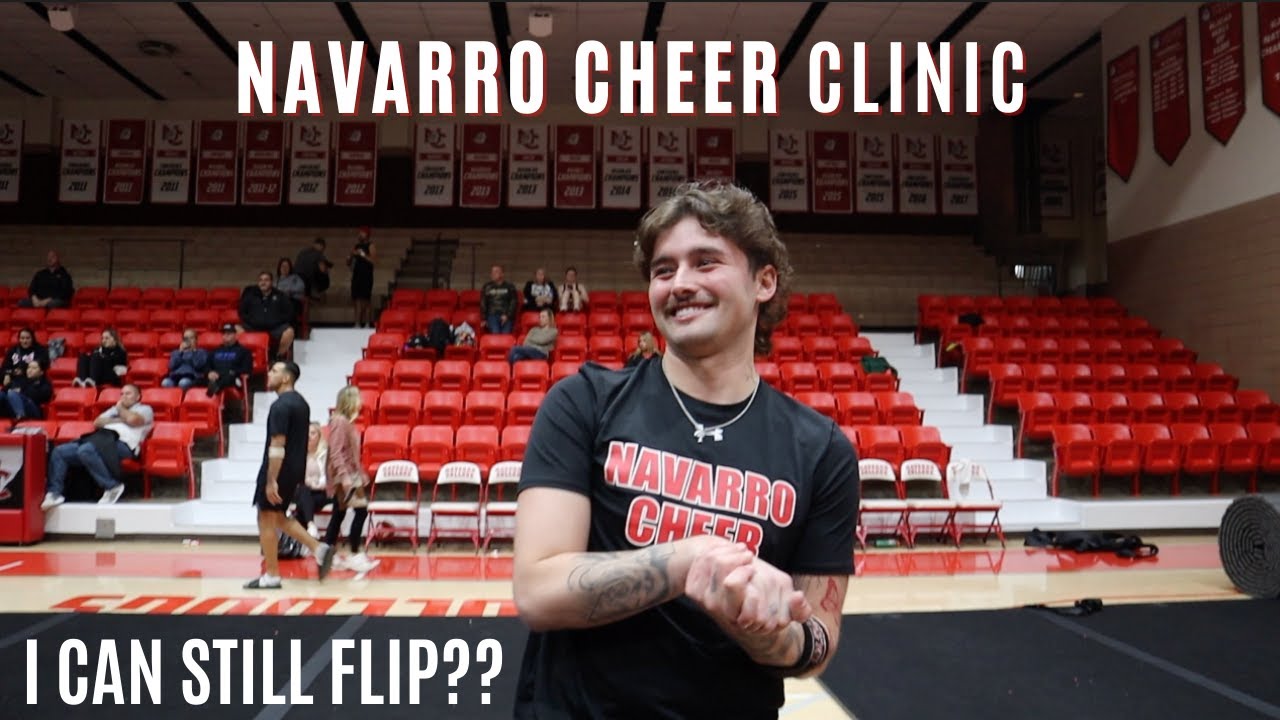 I CAN STILL FLIP?? - Navarro Cheer Clinic - YouTube