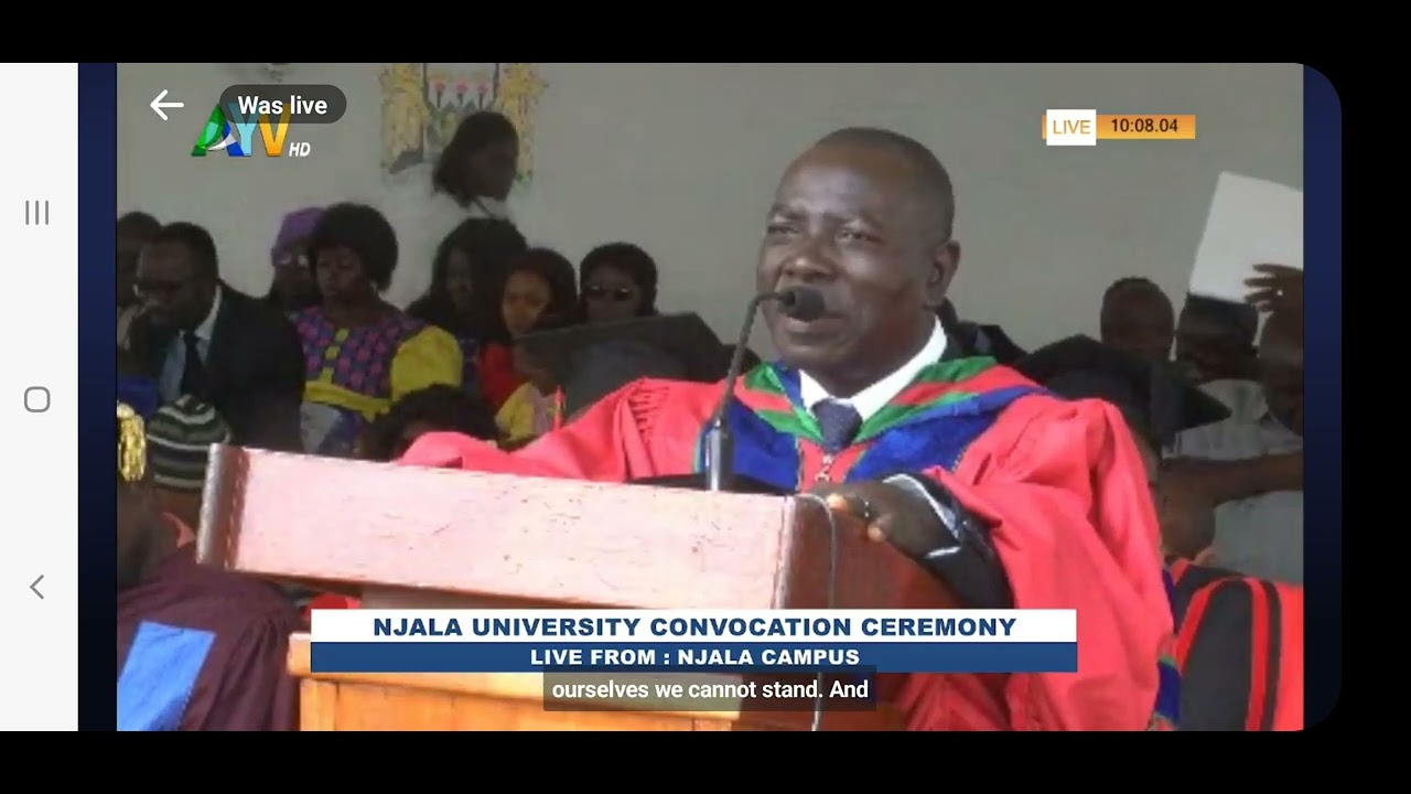 NJALA UNIVERSITY CONVOCATION CEREMONY 2024 Part 1 - YouTube