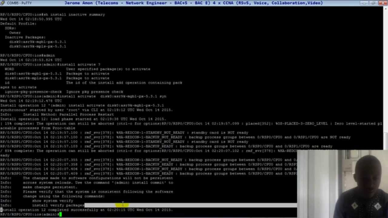 Cisco ASR 9k upgrade Bonus 1 - YouTube