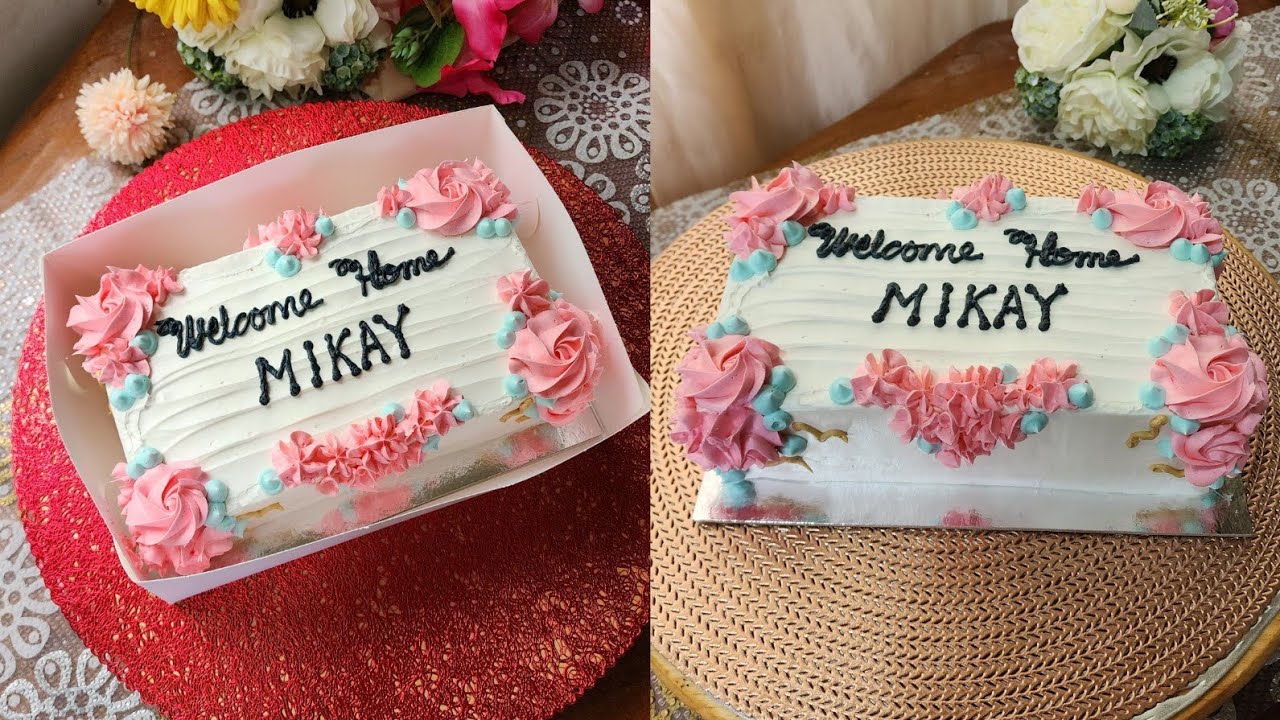 How To Make A Minimalist Sheet Cake - YouTube