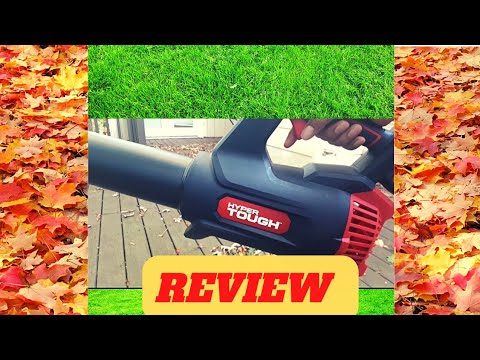 Hyper Tough 20v Blower Review - YouTube