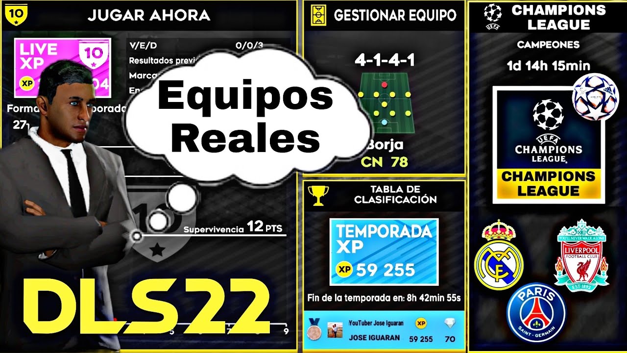 Nuevo Evento Champions League DLS 22 😱 Dream League Soccer 22 Torne Con ...