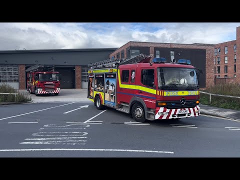 *Reserve* Chester Fire Station Atego and ALP turnout to a water incident