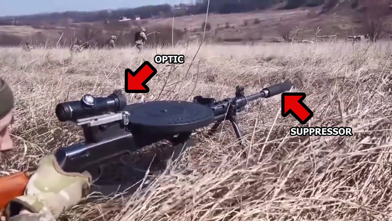 🔴 Ukrainian Military Pimps Old Pre-WW2 Era Machine Gun With Optic ...