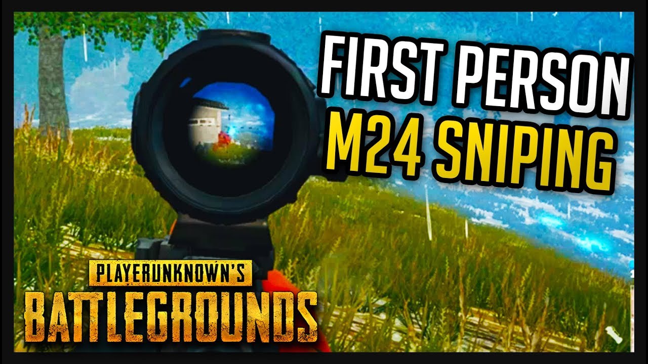 First Person M24 Sniping - Battlegrounds - YouTube