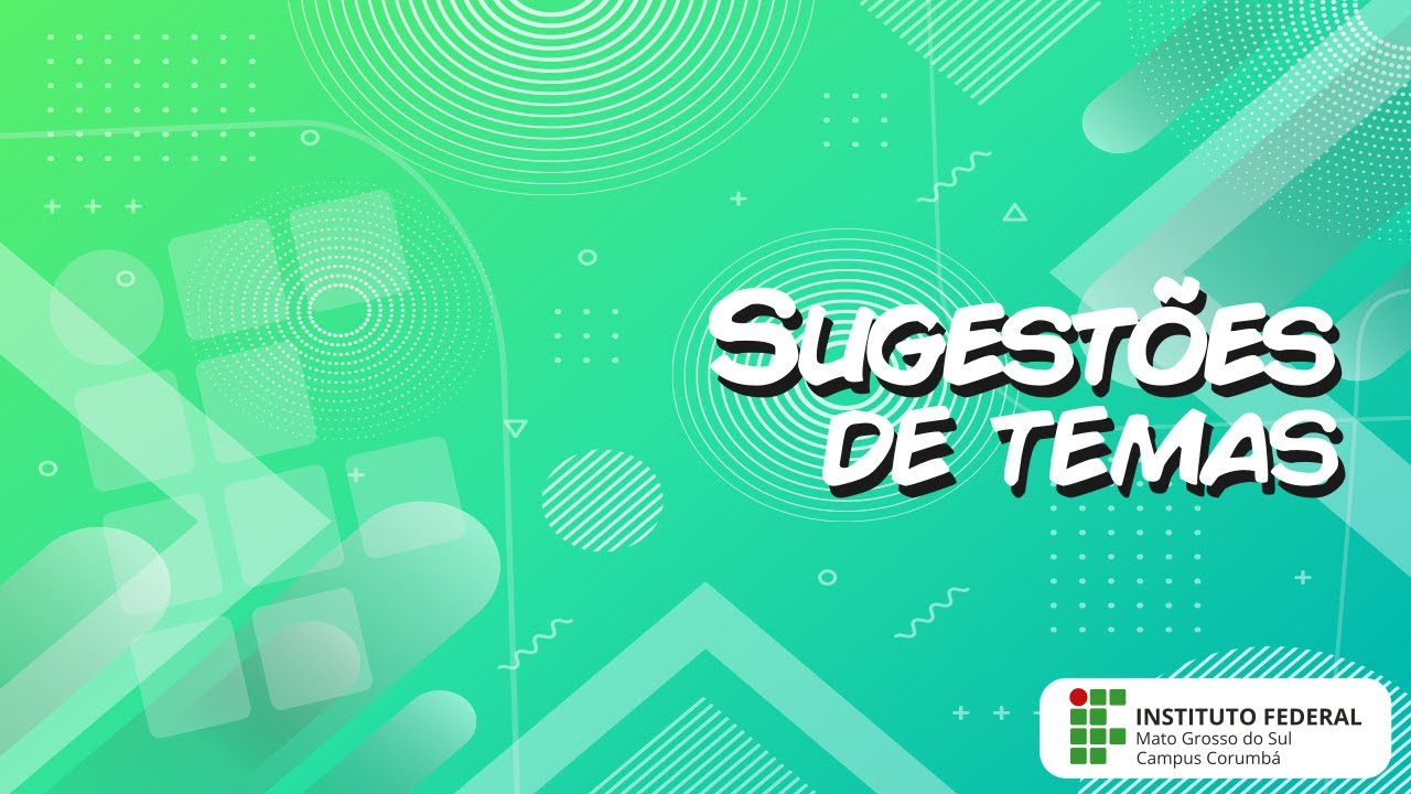 Temas Para Pré Projeto - NAZAEDU