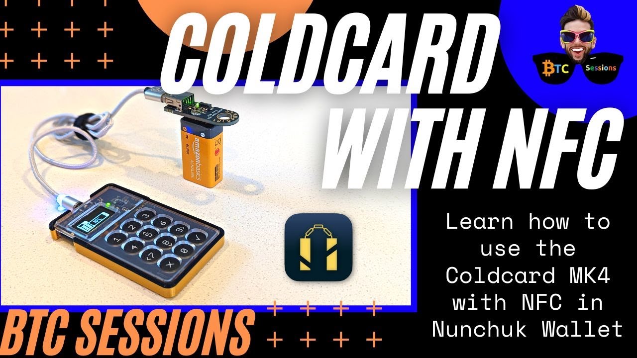 COLDCARD - Use Your Bitcoin Hardware With NFC - YouTube