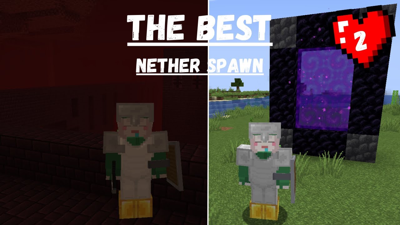 THE BEST NETHER SPAWN - MINECRAFT SURVIVAL PT2 - YouTube