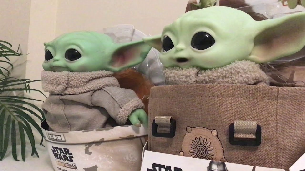 New baby yoda toy with legs and can talk please subscribe - YouTube