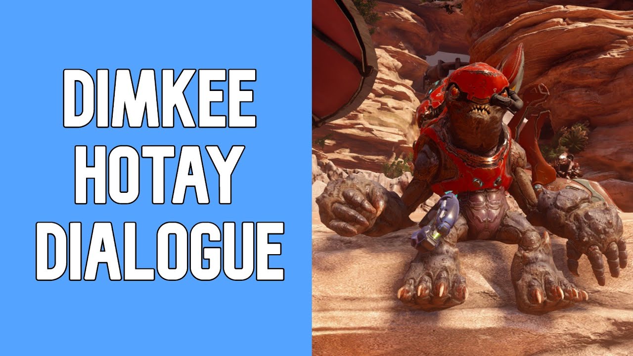 Halo 5: Guardians - Dimkee Hotay Dialogue - YouTube