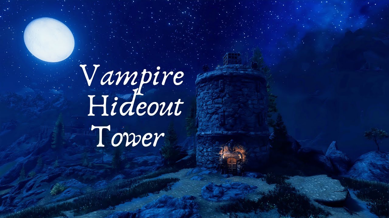 Spooky Skyrim Home for Halloween: Vampire Hideout Tower of Molag Bal ...