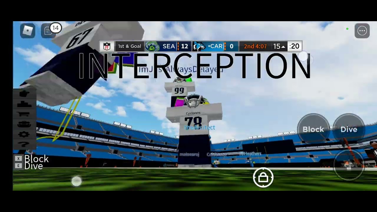 roblox football fusion 2 Seattle cyclones at predators - YouTube