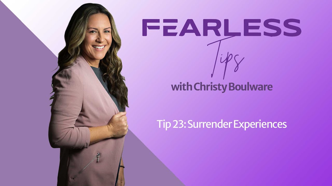 Tip 23: Surrender Experiences - YouTube