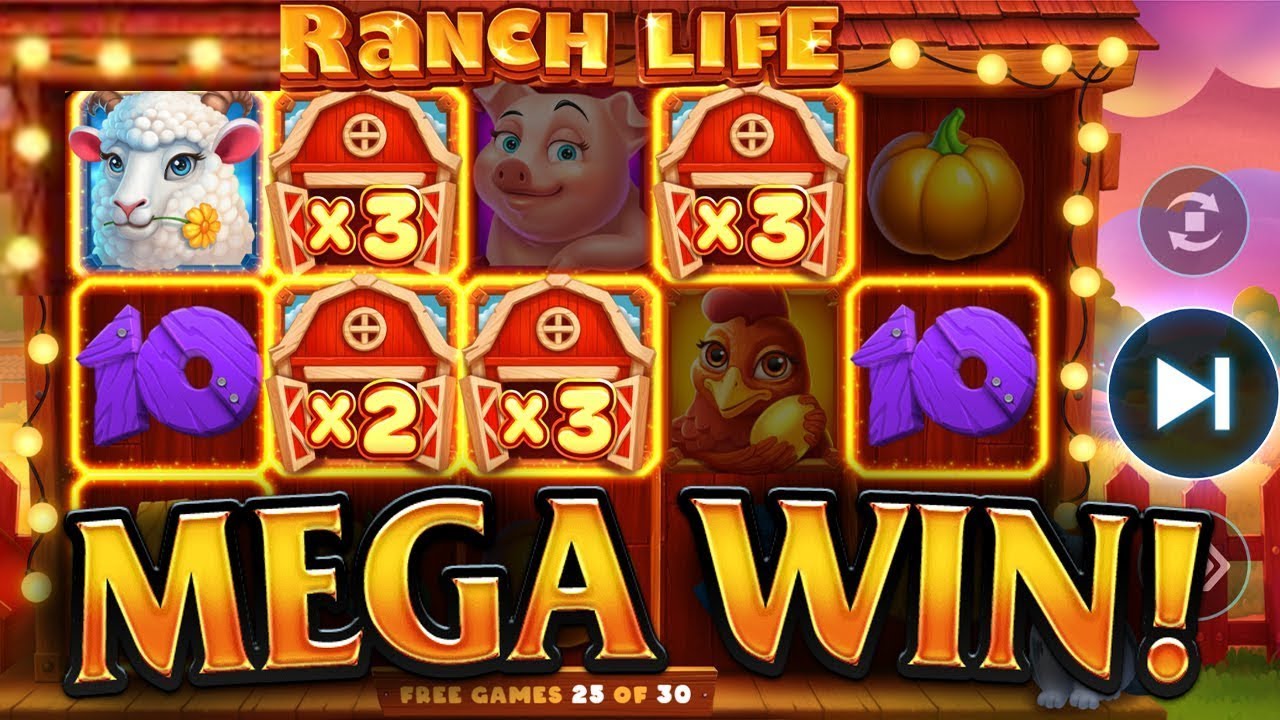 HUGE WIN On Ranch Life Slot Machine By Netgames! Super Bonus Buy On A ...