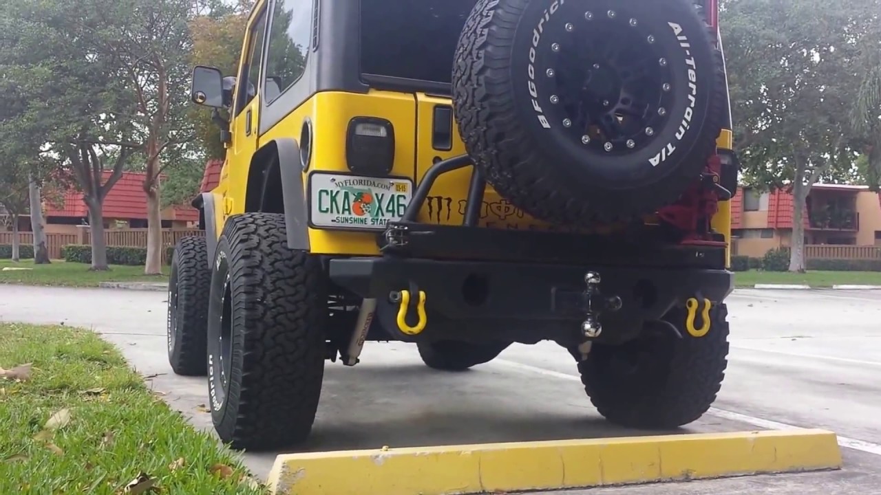Custom jeep wrangler tj - YouTube