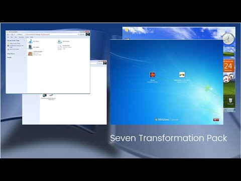 Using Seven Transformation Pack on Microsoft Windows XP - YouTube