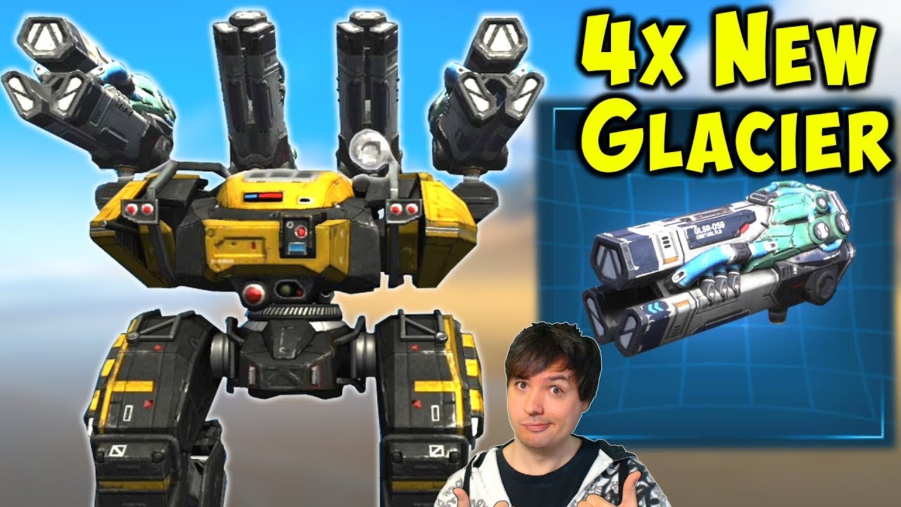 New Heavy GLACIER BEHEMOTH - War Robots Test Server Gameplay WR - YouTube