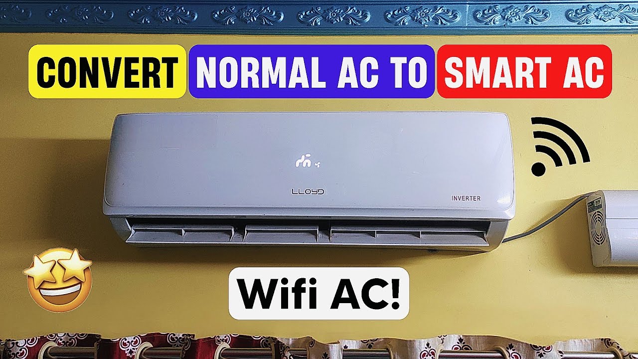 Convert Normal AC to Smart AC⚡ - YouTube