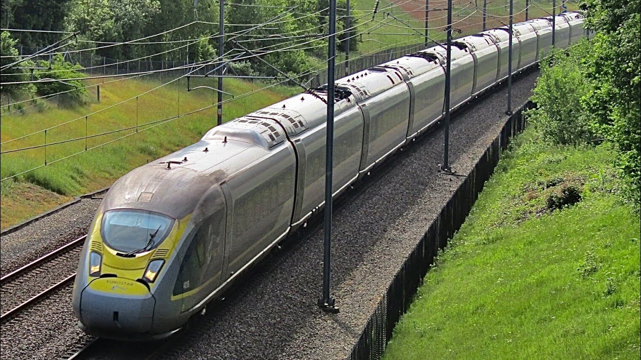 High Speed Trains At: Harrietsham, HS1, 21/05/22 - YouTube