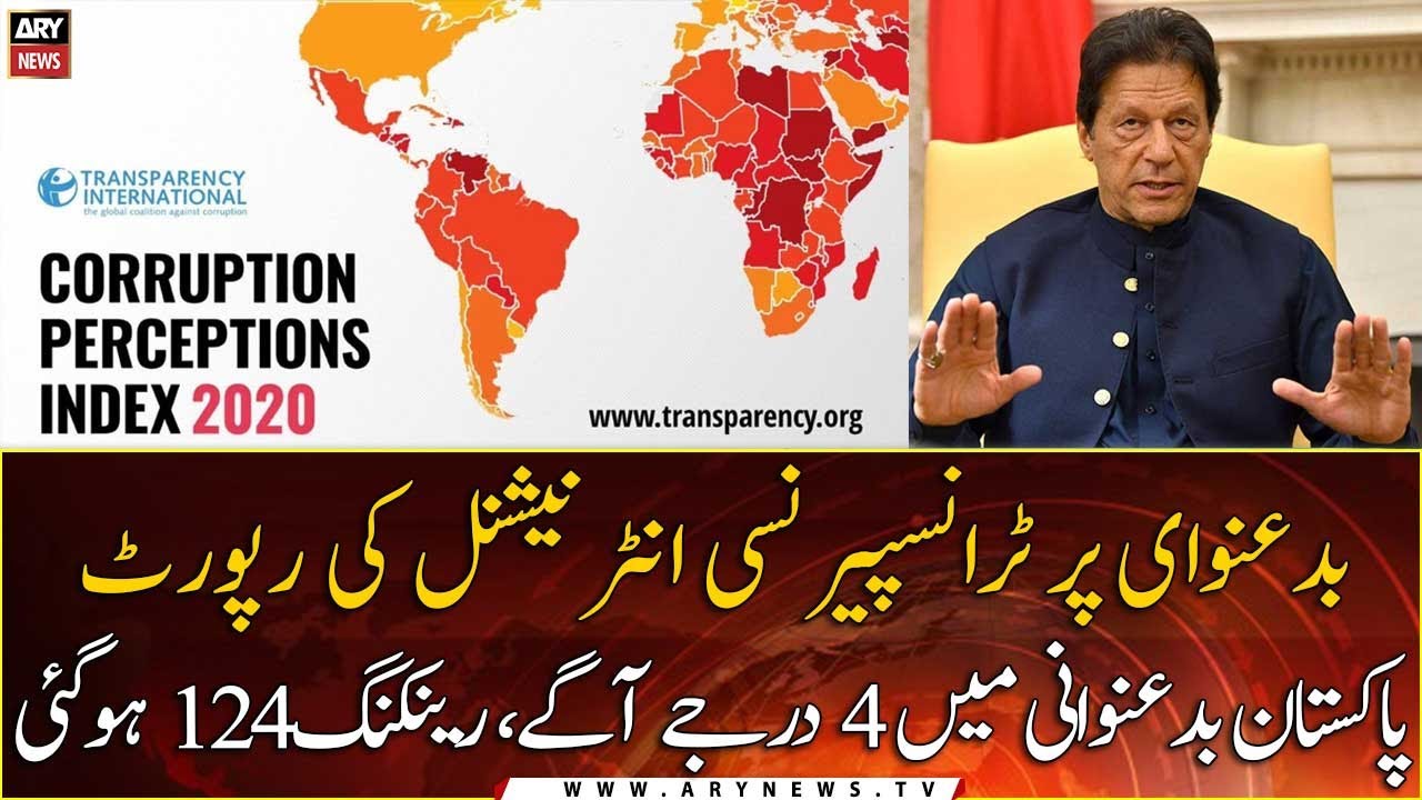 Pakistan slides in Transparency International's corruption perception ...