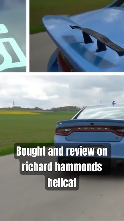 CHARGER SRT HELLCAT from @drivetribe with Richard Hammond. Bought and full review on channel ...