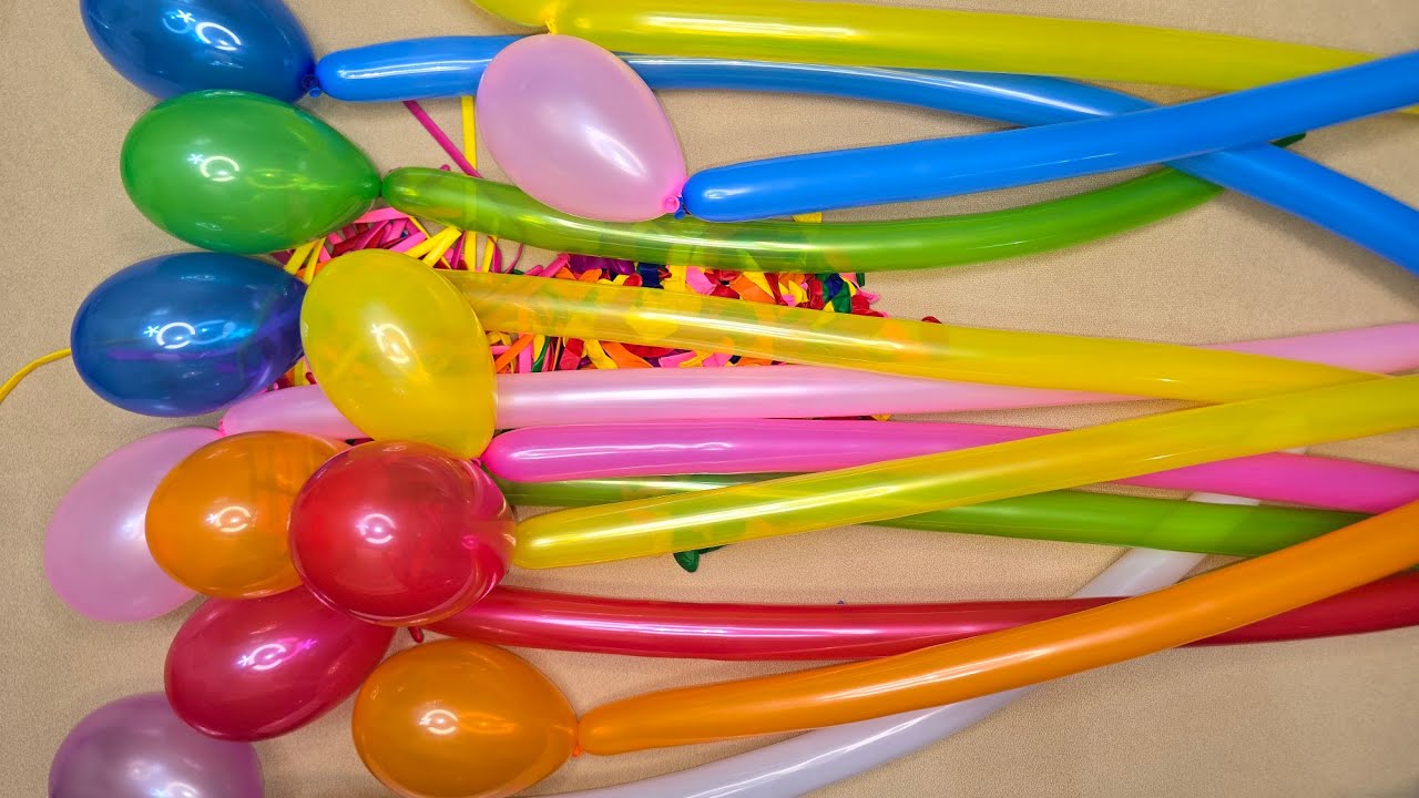 Oddly Satisfying ASMR | Balloon Knotting & Gentle Stretching - YouTube