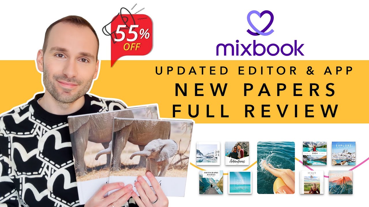 New! Mixbook Review | Papers, New Features, App & more | up to 55% discount - YouTube