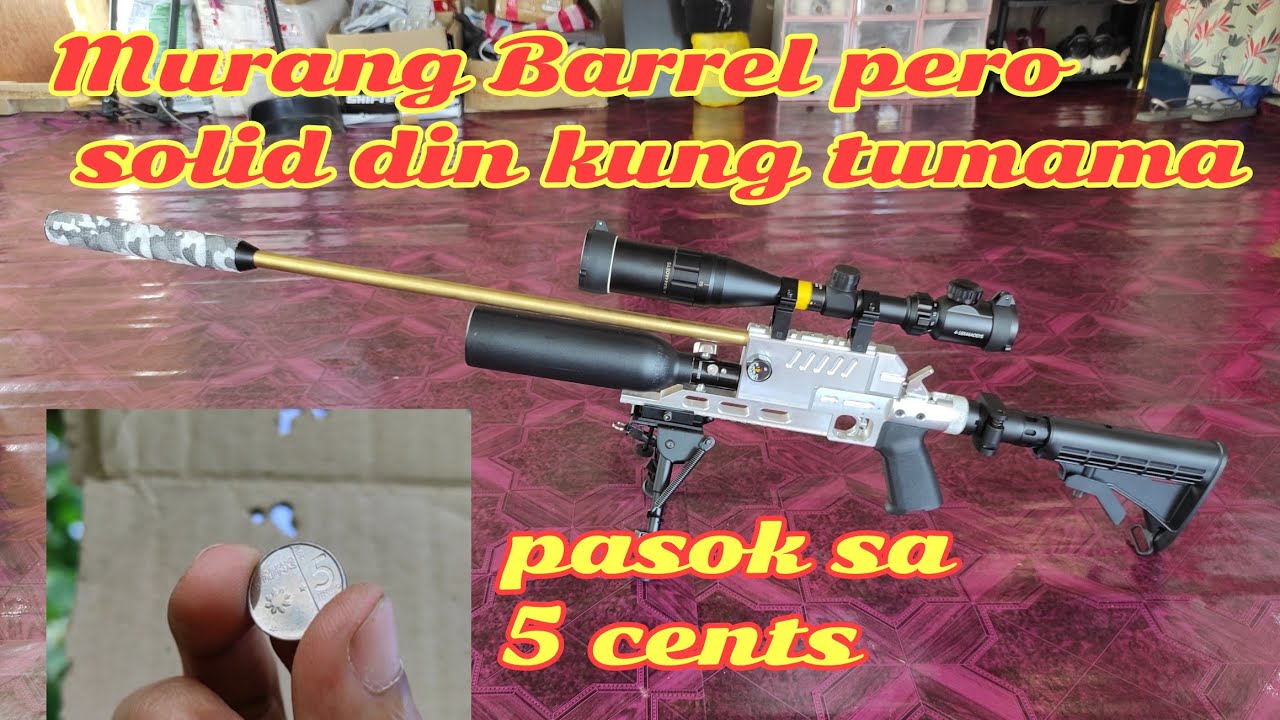 PCP Airgun tac hammer type with 900fps 25 meters Accuracy Test/Ready to ...