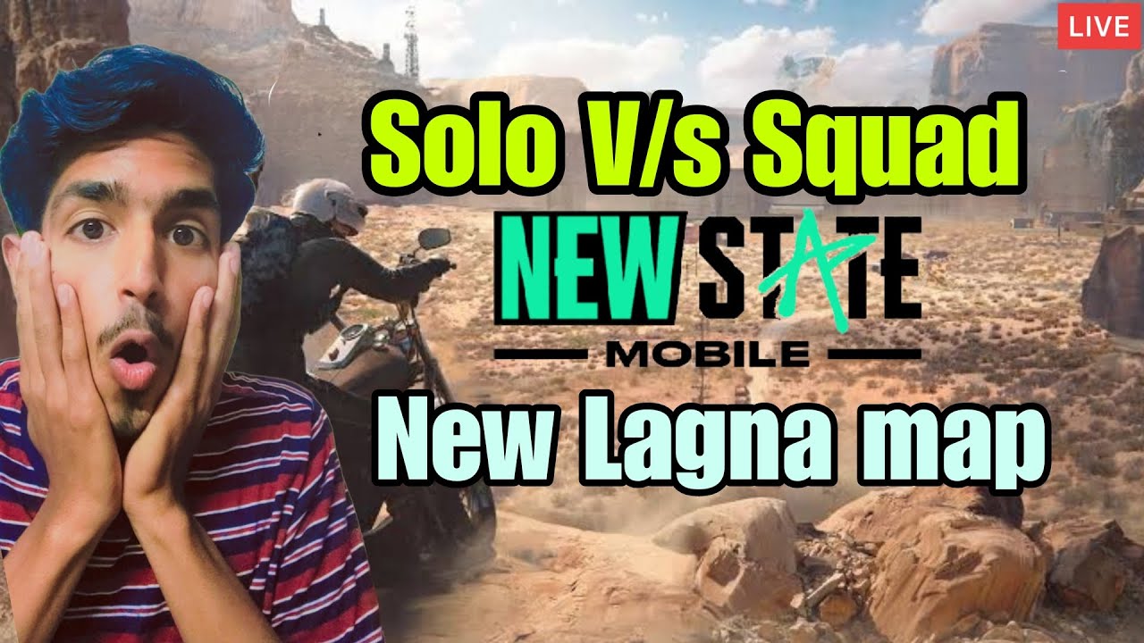 New State Live|New map in New state| Lagna Map | Creed Rohan | Bgmi ...