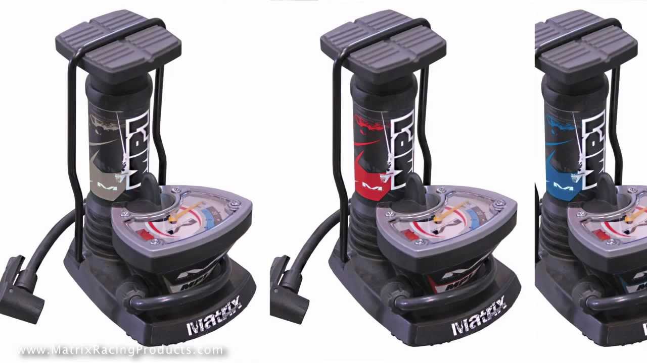 Matrix Concepts MP1 Foot Pump at Motorcycle-Superstore.com - YouTube