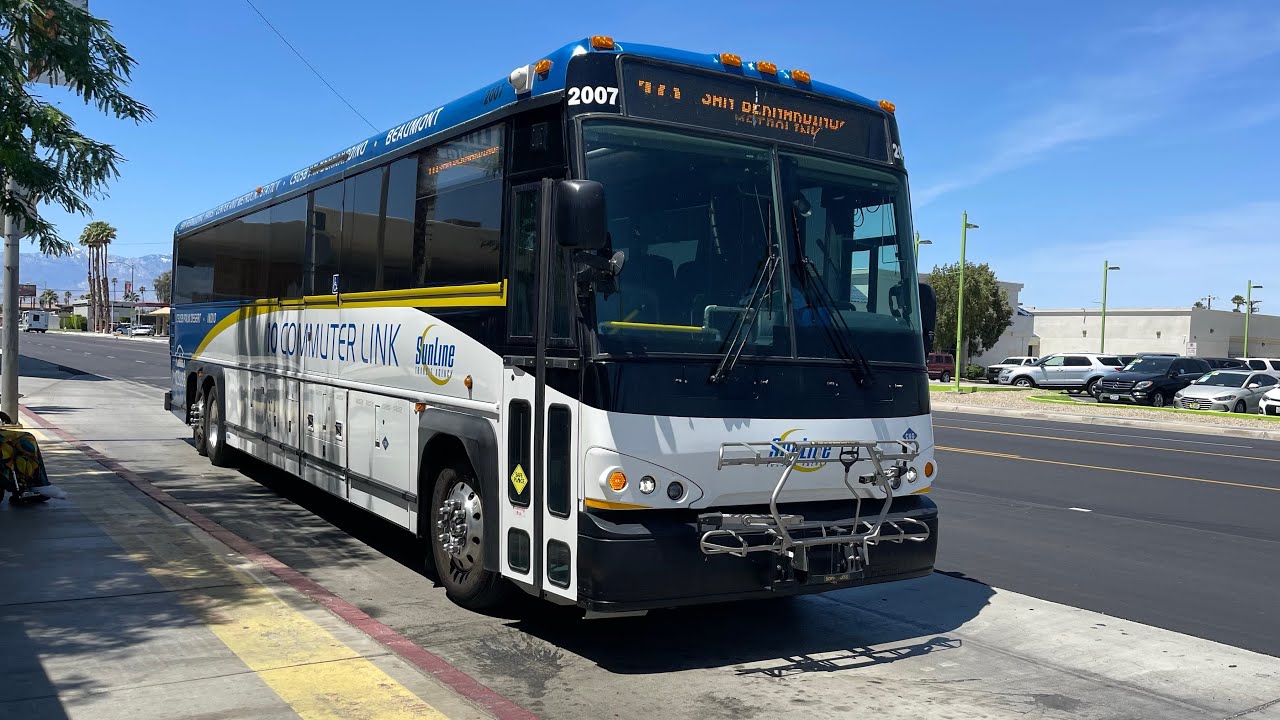 SunLine Transit Agency - MCI D4500CT (bus 2007) - 4/27/2023 - YouTube