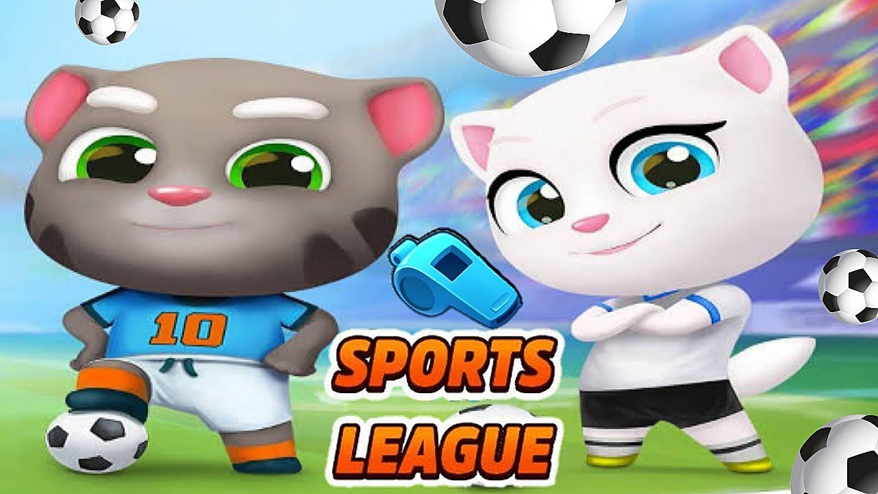 Talking Tom Gold Run Football Fever Sports League event Football Tom vs ...