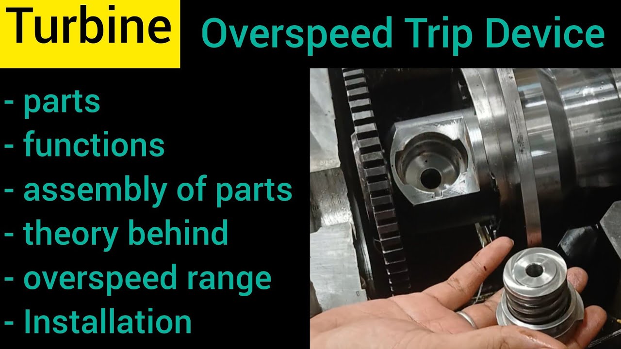 Triveni Turbine Overspeed Trip Device - YouTube