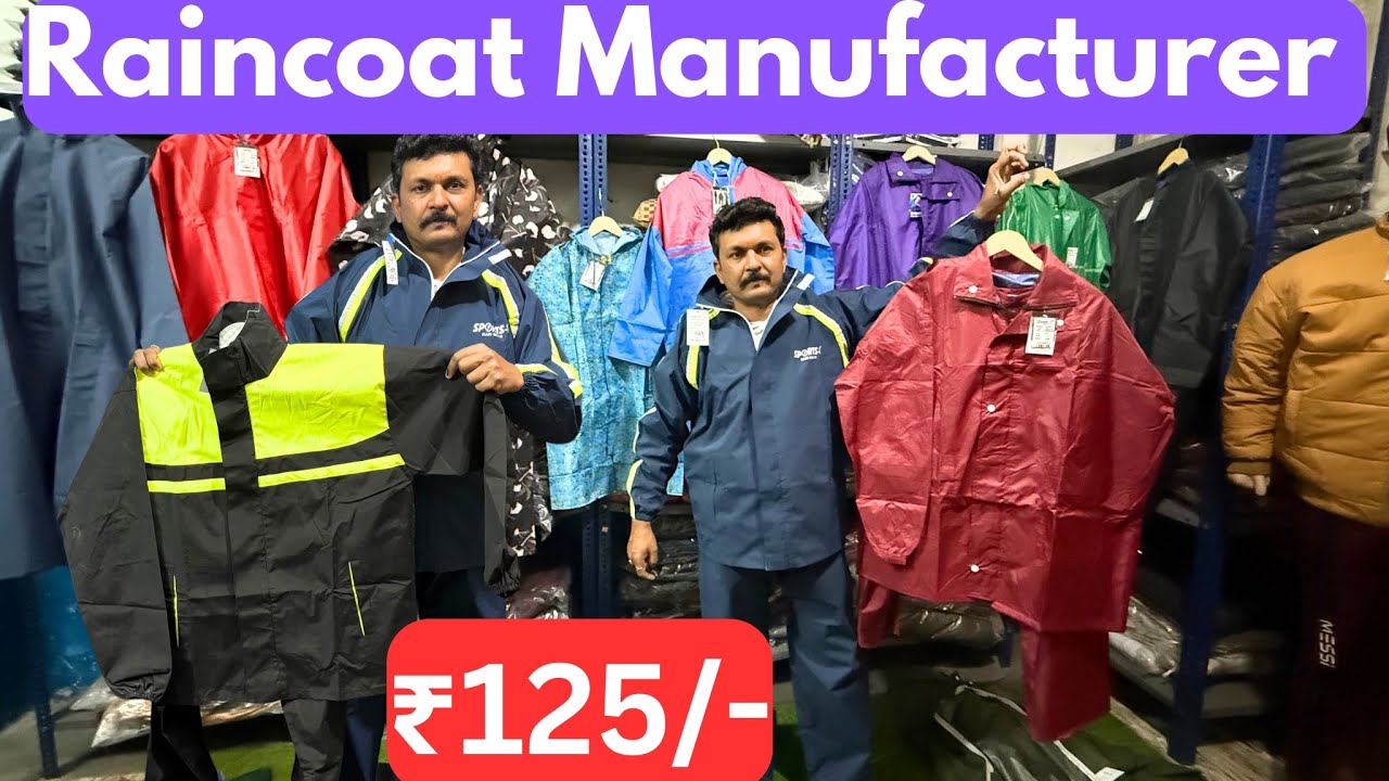 सबसे सस्ते Raincoat, Raincoat Wholesale Market Delhi, Raincoat Factory ...