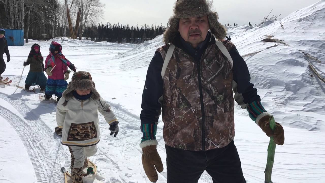 Letisha, Lionel, and Lyric, First Snowshoe Walk, April 9, 2016 ...