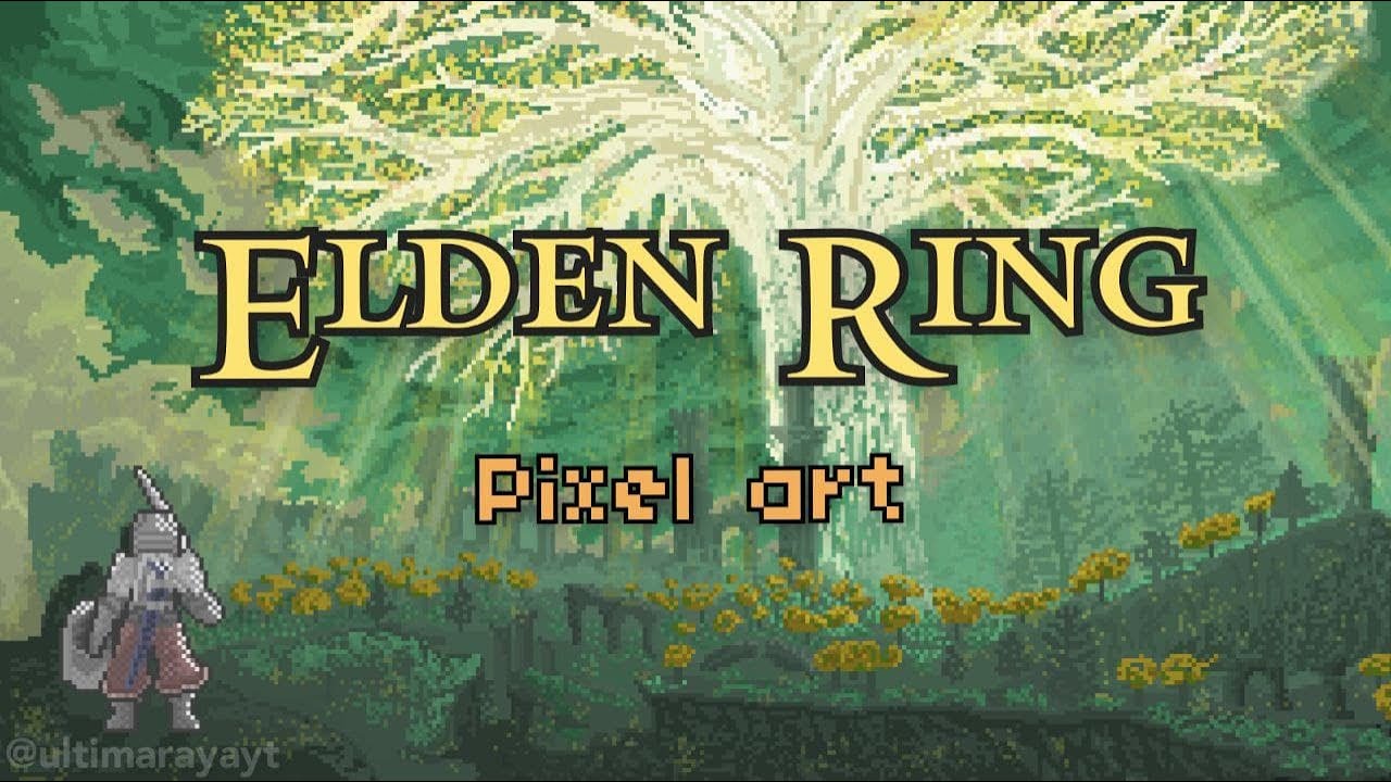 Elden Ring Landscape l Pixel Art l - YouTube