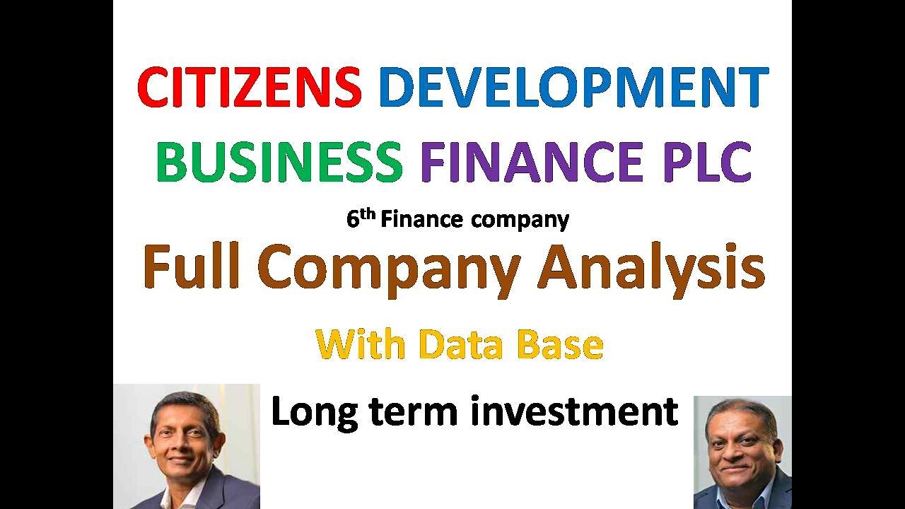 CITIZENS DEVELOPMENT BUSINESS FINANCE PLC (CDB.N) - Company analysis ...